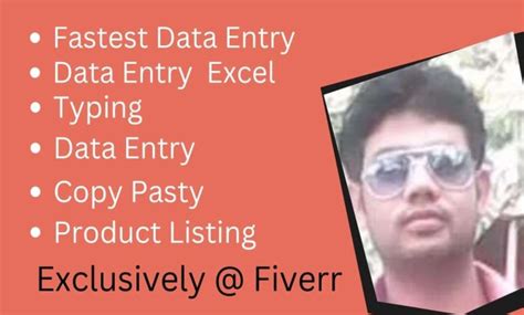Do Fastest Data Entry Copy Paste Excel Data Entry Typing By