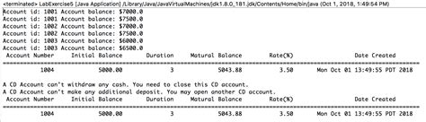 Solved Java Eclipse Provide Screenshot Of Output I Do Chegg