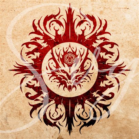 Dnd Spell Circle Svg Magic Circle And Dice For Rpg Games