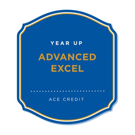 Cis 102 Advanced Excel Credly