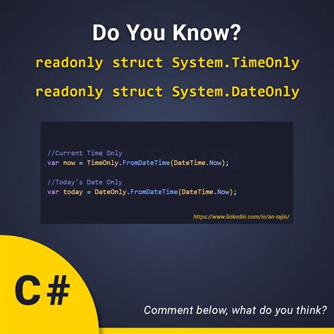 Md Akter Nashid Rajin On Linkedin Net 6 Introduces Two New Way To Represent Date And Time 😃