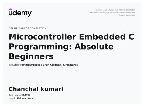Embeddedsystems Microcontrollers Programming Learning Udemy Lpu