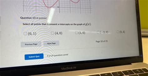 solved use the graph below of the function g x to answer