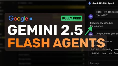 Gemini 25 Flash Agents This Fully Free Gemini 25 Flash Ai Agent Is