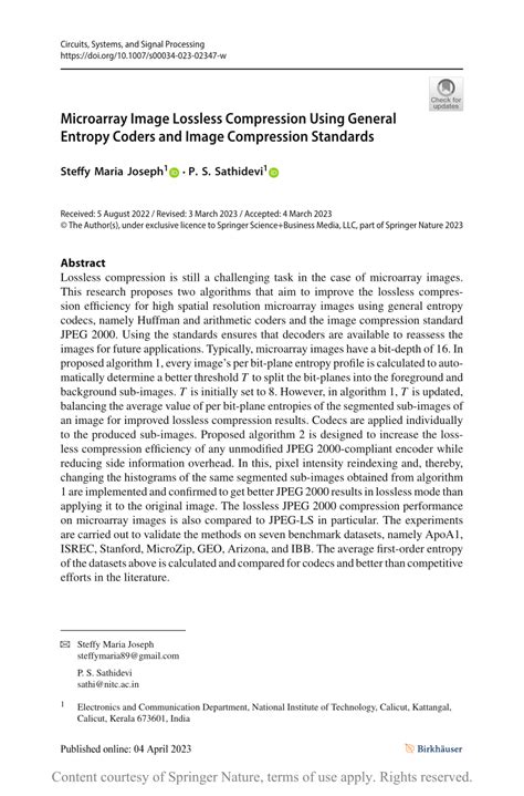 microarray image lossless compression using general entropy coders and