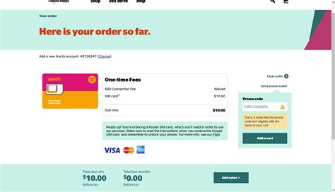 How To Apply Cibc Promo Code Koodo Community