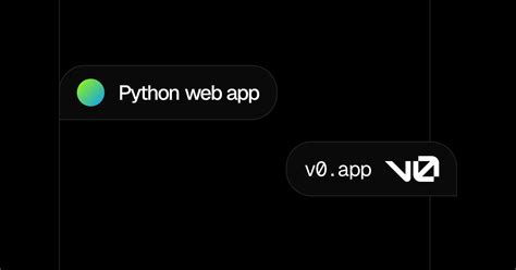Python Web App V0 By Vercel