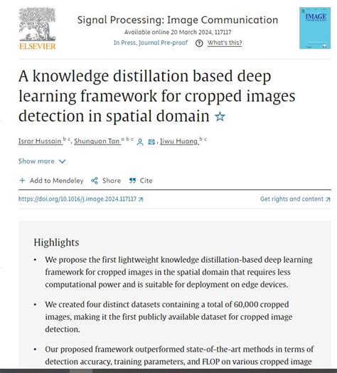israr hussain on linkedin i am happy to share our recent paper
