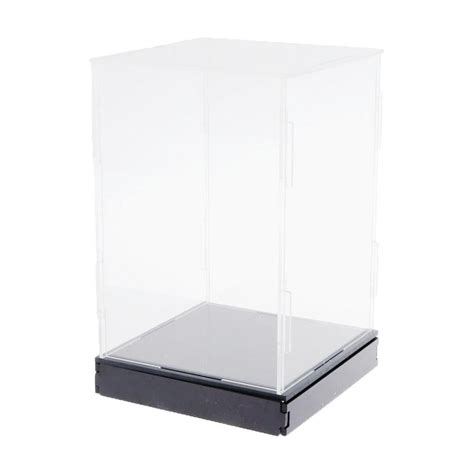 Versatile Acrylic Mirrored Display Case Assembly Display Case Clear