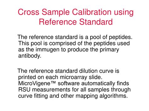 Ppt Calibration And Normalization Of Protein Microarray Data