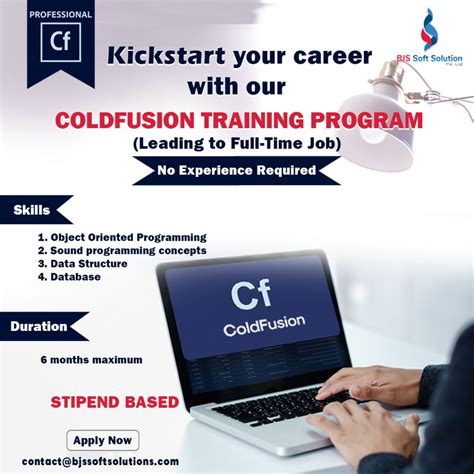 Coldfusion Training Program Bjs Soft Solutions