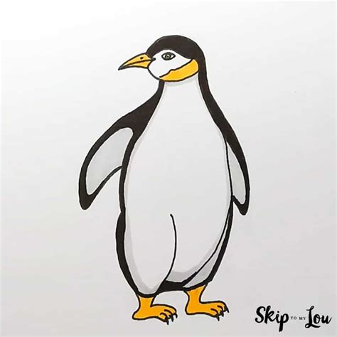 How To Draw A Penguin Really Easy Drawing Tutorial