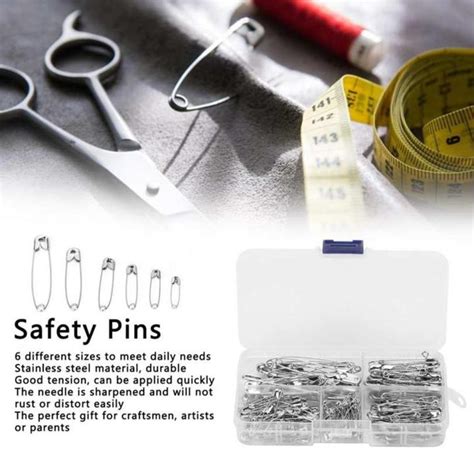Pins Sewing Safety Pins 600pcs Safety Pins Assorted 4 Assorted Sizes