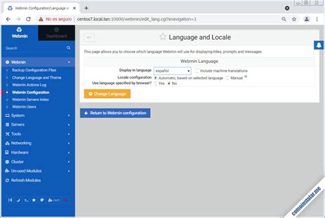 Cómo instalar Webmin en CentOS 7 2022 Paso a paso