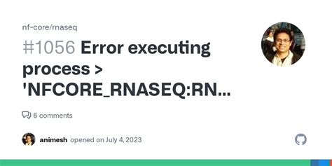Error Executing Process Nfcorernaseqrnaseqinputchecksamplesheet
