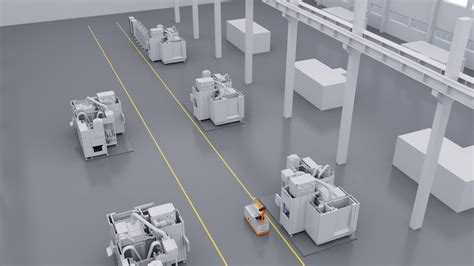 automated machine tending using mobile robots kuka ag