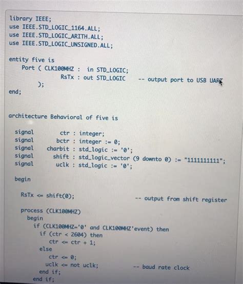 Library Ieee Use Ieeestdlogic1164all Use Ieee