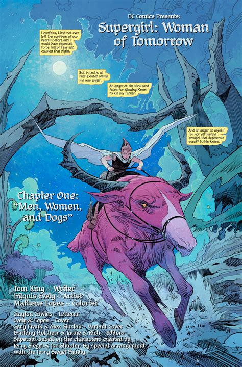 Weird Science Dc Comics Preview Supergirl Woman Of Tomorrow