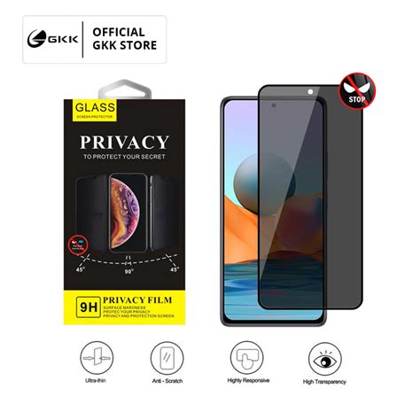 Jual GKK Tempered Glass Redmi Note 4 5 6 7 8 9 10 11 12 13 PRO 4G 5G Anti Gores Anti Glare Anti