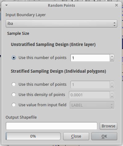Creating Sampling Design In QGIS CLP FFI ESSC FOSS G Workshop Documentation