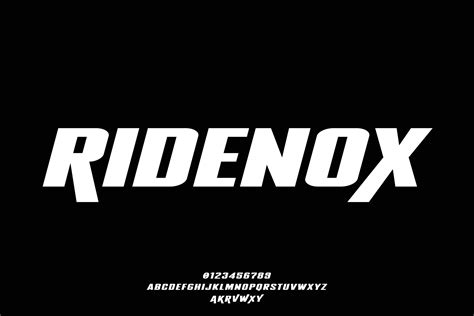 bold modern slant font vector with alternate style 24054642 vector art