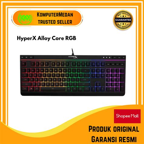 Jual Hyperx Alloy Core Rgb Membrane Gaming Keyboard Shopee Indonesia