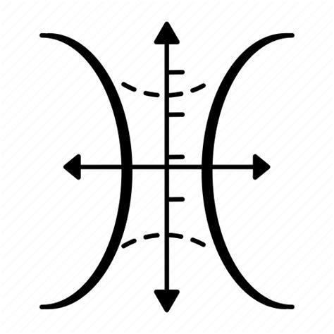 Hyperbola Geometry Graph Plotting Symmetry Icon Download On