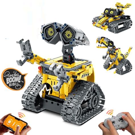 3 In 1 Building Block Remote Control Smart Programming Toy Robot