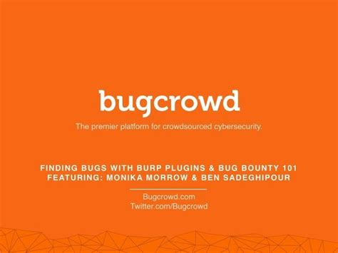 Free Video Finding Bugs With Burp Plugins And Bug Bounty 101 From Bugcrowd Class Central