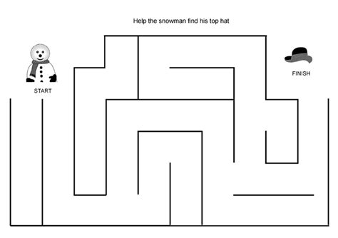 Easy Simple Maze Printable