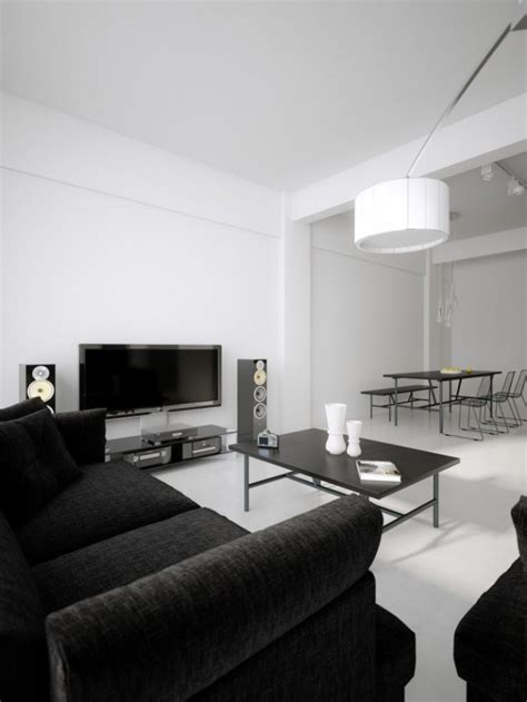 20 Inspire White And Black Living Room Designs