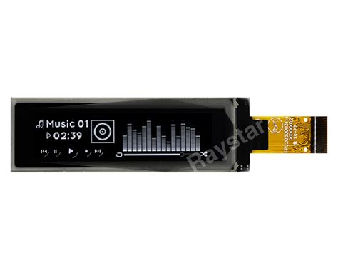 208 Inch Oled Grayscale Module With 256x64 Resolution Raystar