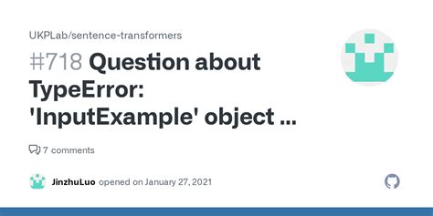 Question About TypeError InputExample Object Is Not Subscriptable Issue 718 UKPLab