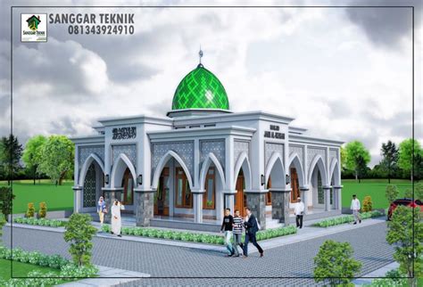 Gambar Desain Masjid Minimalis 12x12