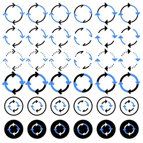 Premium Vector Arrow Icon Related To Circulation And Direction