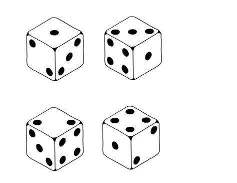 Dice Drawing Step By Step