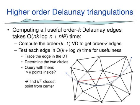 Ppt Higher Order Delaunay Triangulations Powerpoint Presentation