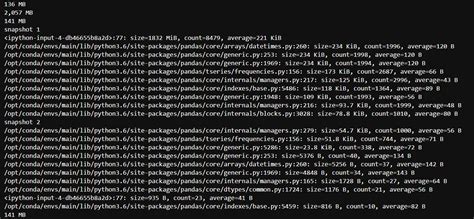 Memory Leak When Unpickling Pandasnumpy In Python 3 Stack Overflow