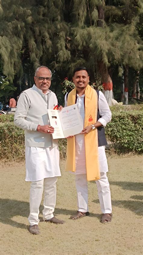 Nishant Nalin On Linkedin Convocation2024 Mastersdegree Bhu