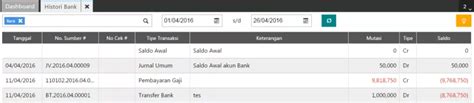 Fitur Histori Bank Dan Rekonsiliasi Bank Pada Accurate Online