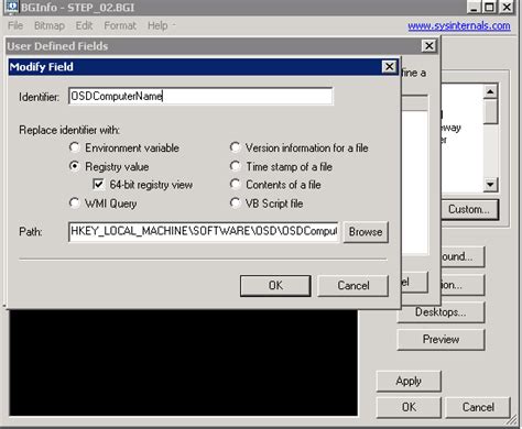 Displaying Osdcomputername In Mdt Winpe Background Picture Ccmexeccom Enterprise Mobility