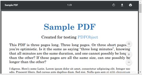 在线预览 pdf 文档插件 pdfobject js csdn博客