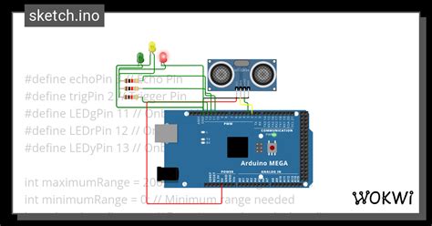 Example 3 Hc Sr04 Parkingsensor Wokwi Esp32 Stm32 Arduino Simulator