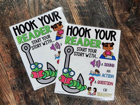 MINI Anchor Charts Hook Your Reader