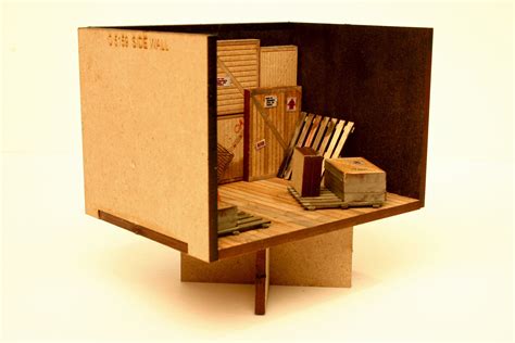 O Scale Loading Dock Interior Itla Scale Models Inc