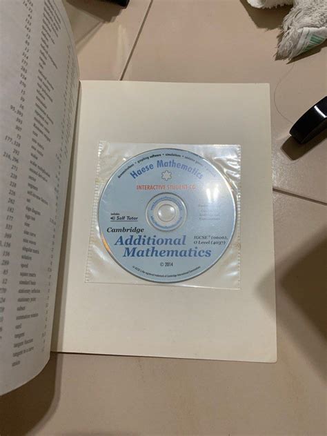 Cambridge Additional Mathematics Haese Mathematics Hobbies And Toys Books And Magazines Textbooks