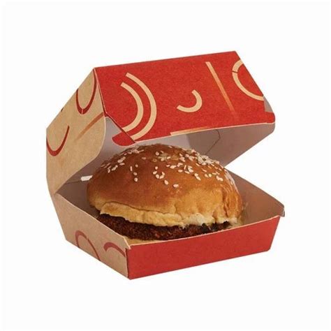 Kraft Paper Burger Packaging Box At ₹ 250piece In Kanpur Id