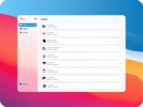 Glassmorphism Concept Figma