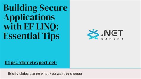 How To Protect Your Data With Ef Linq Dotnet Expert Posted On The Topic Linkedin