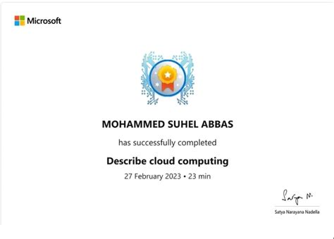 mohammed suhel abbas on linkedin cloudcomputing microsoft